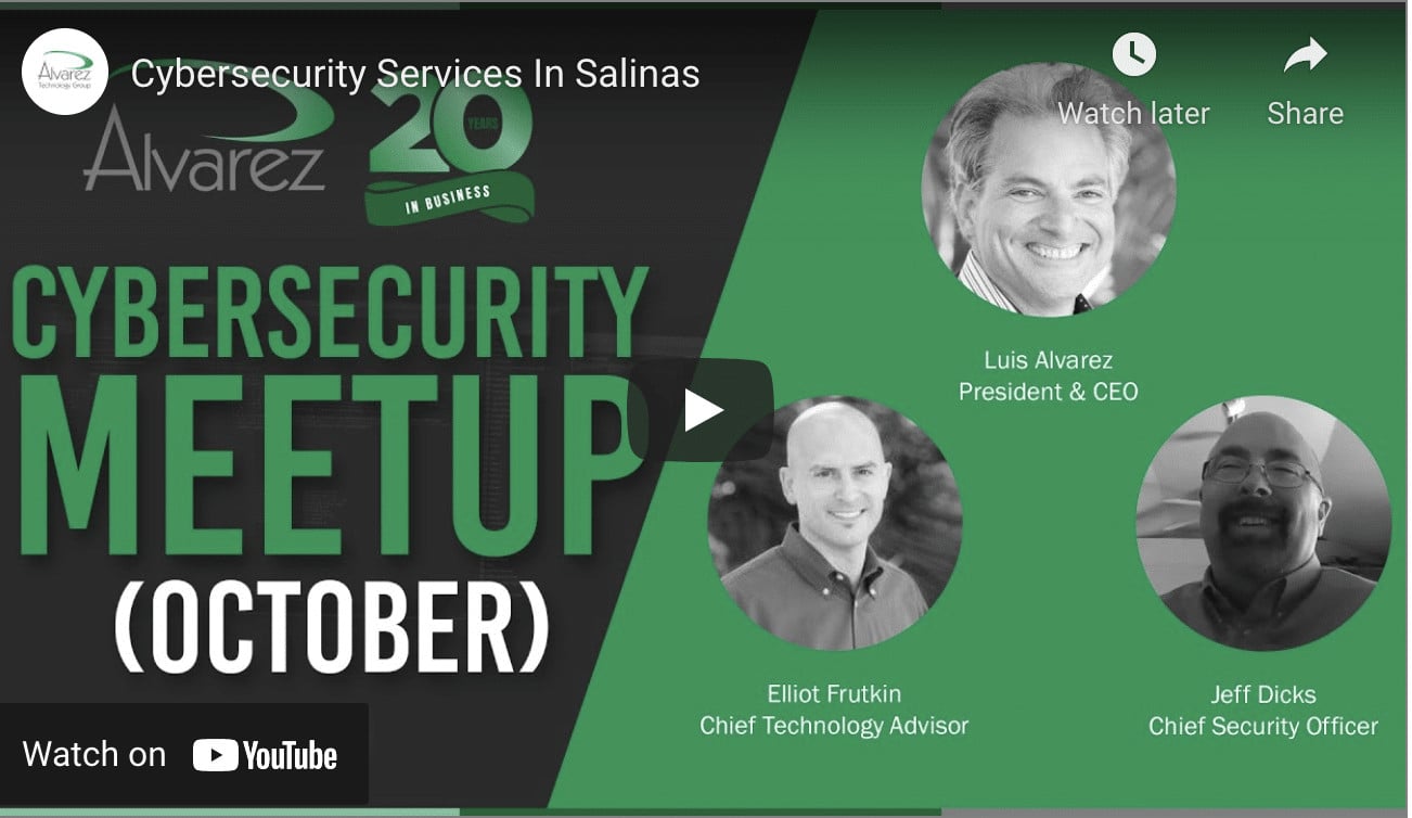 ATG’s October Cybersecurity Meetup – Alvarez Tech Group