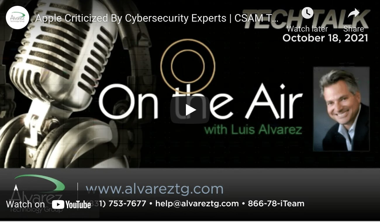 Apple's CSAM Technology Criticized By Experts – Alvarez