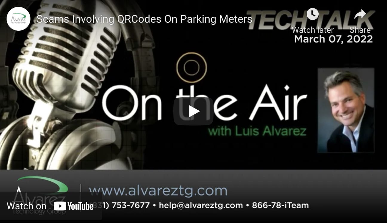 Fake QR Codes On Parking Meters – Alvarez Tech Group
